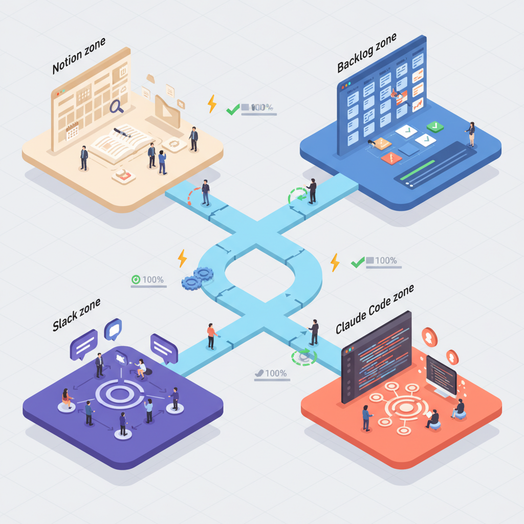 NotionとBacklogとSlackとClaude Codeで実現するプロジェクト管理標準化